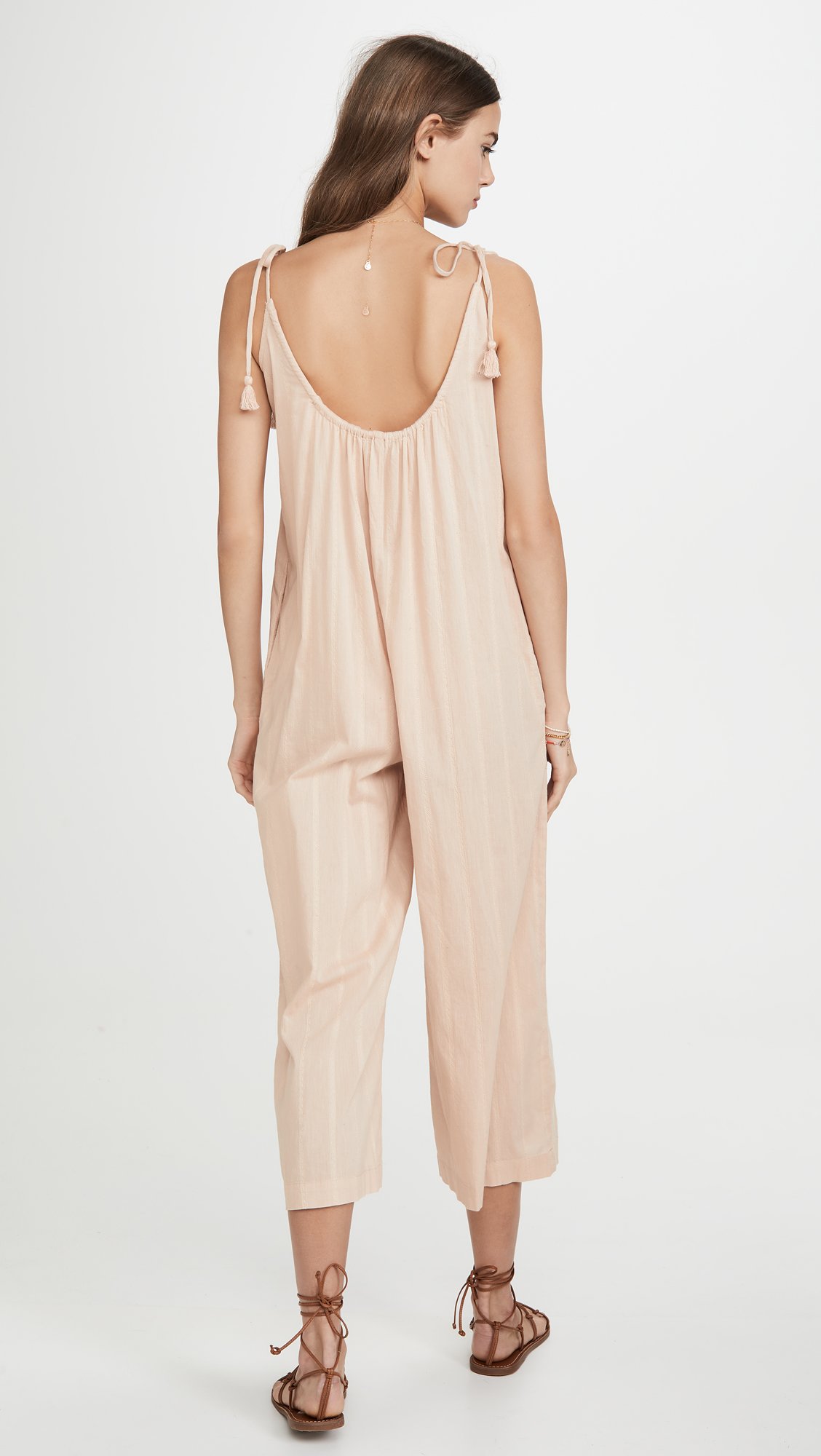 Buy Madewell Tie Strap Cover Up Jumpsuit Avalon Pink At 30 Off